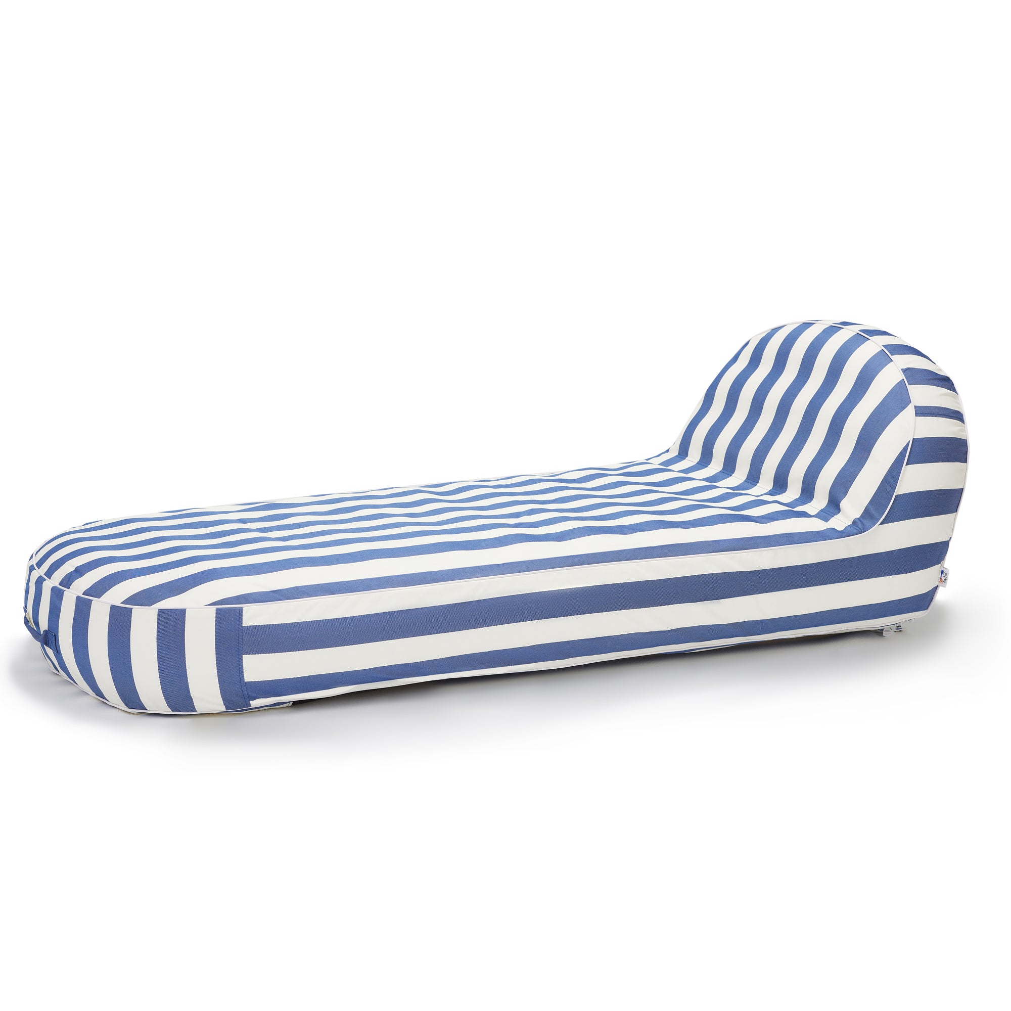 Sierra inflatable daybed-navy & white stripe